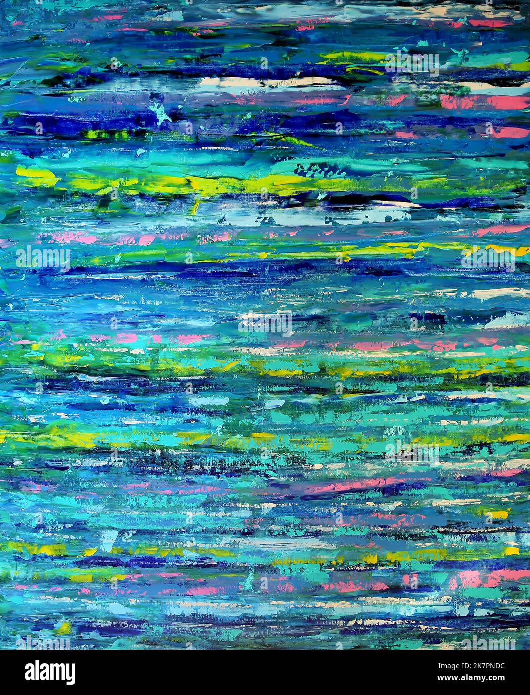 Abstract art painting with acrylic colors Stock Photo - Alamy