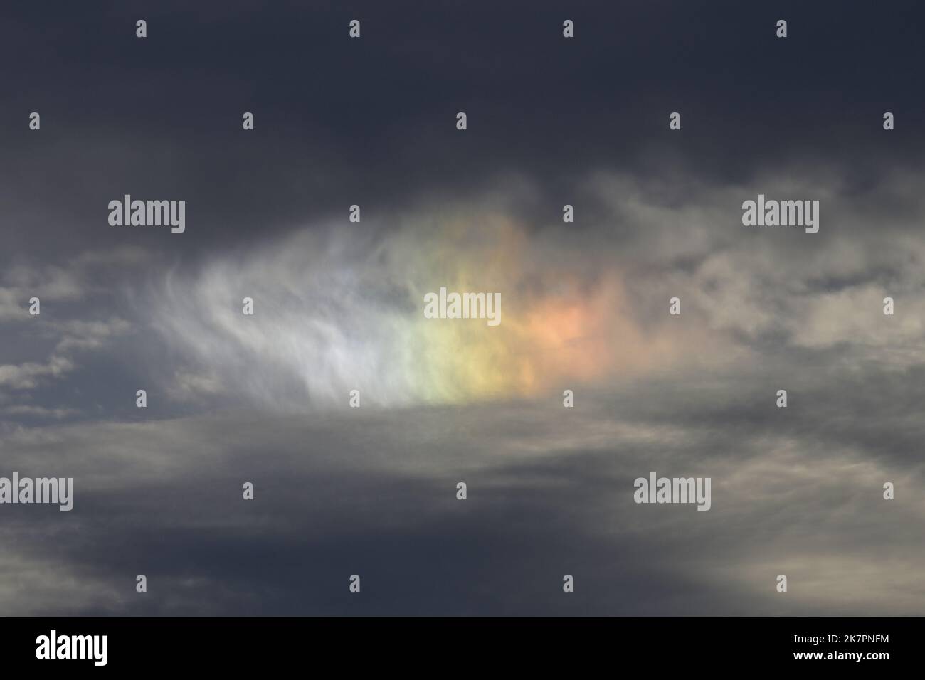 Pacific Grove, California, USA. 18th Oct, 2022. Halo effect inthe sky ...