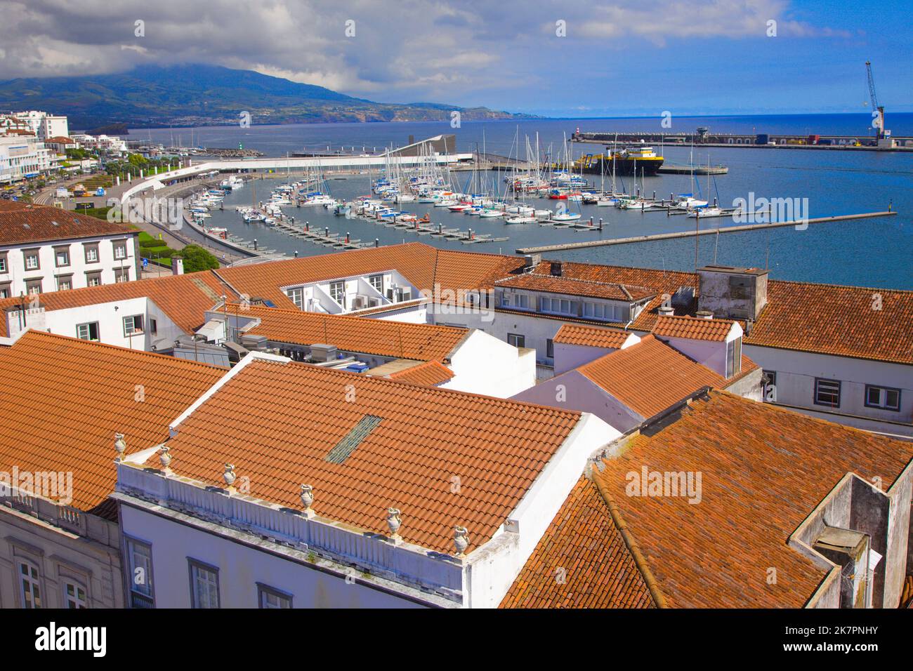 Aerial view of azores hi-res stock photography and images - Alamy