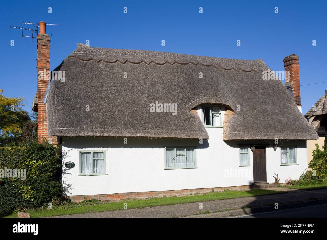 Thatched Cottage The Street High Roding The Rodings Dunmow Essex Stock ...