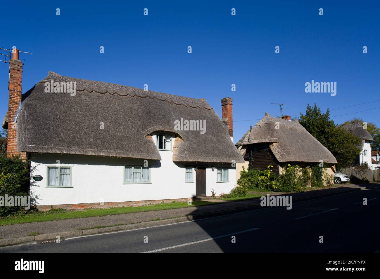 Thatched Cottage The Street High Roding The Rodings Dunmow Essex Stock ...