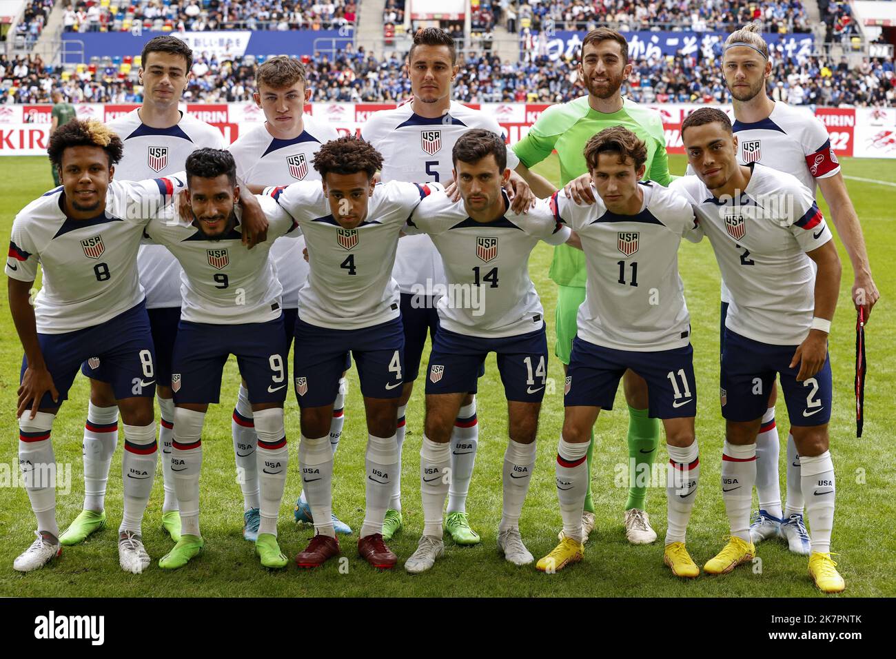 DUSSELDORF - (Top Row LR) Gio Reyna of United States men's national ...