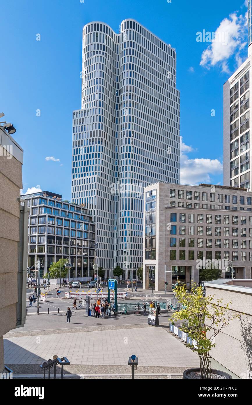 Berlin, Germany - September 4, 2022: Upper West (or Atlas Tower) - a ...