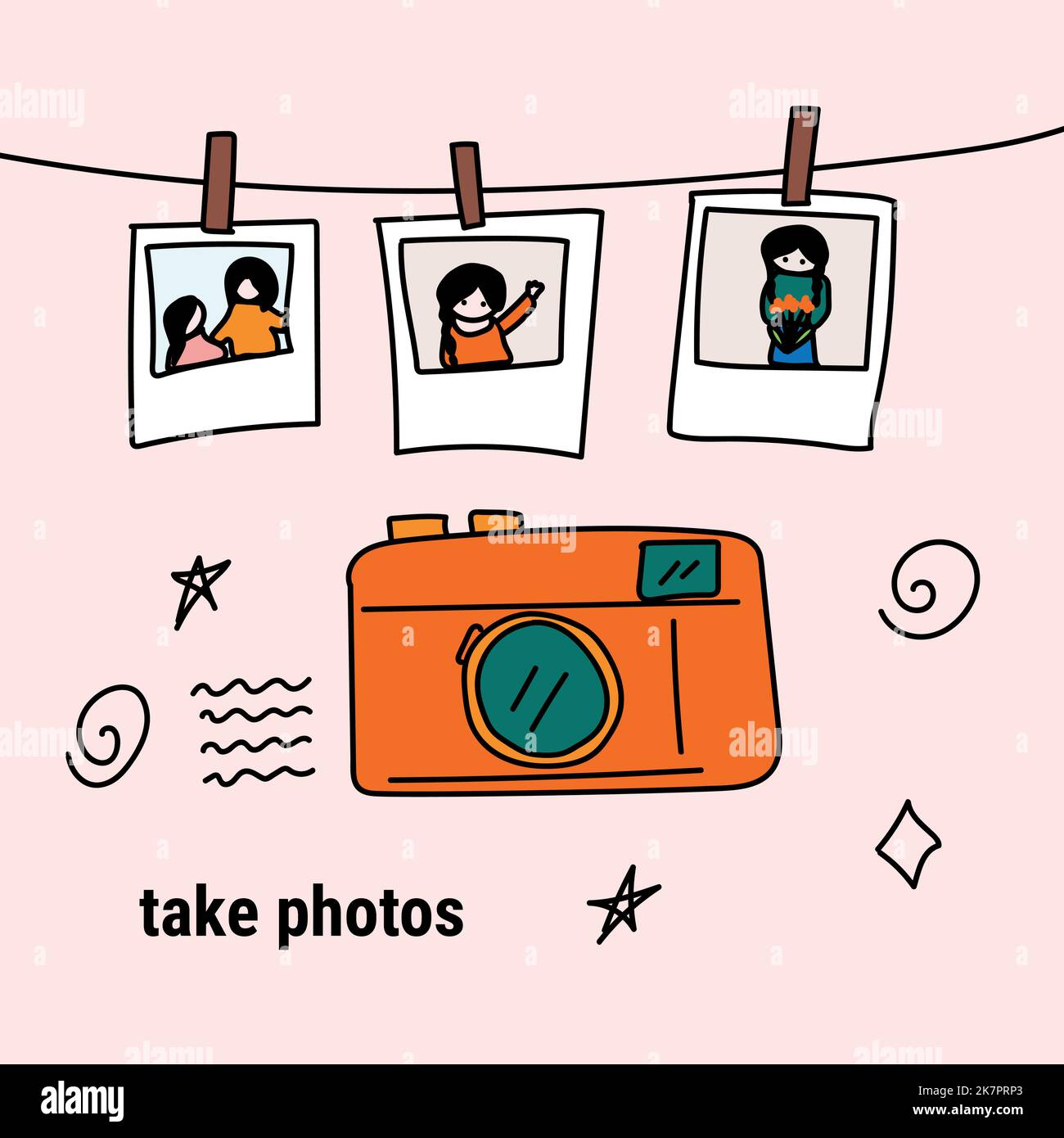 Love take photos Stock Vector Images - Alamy