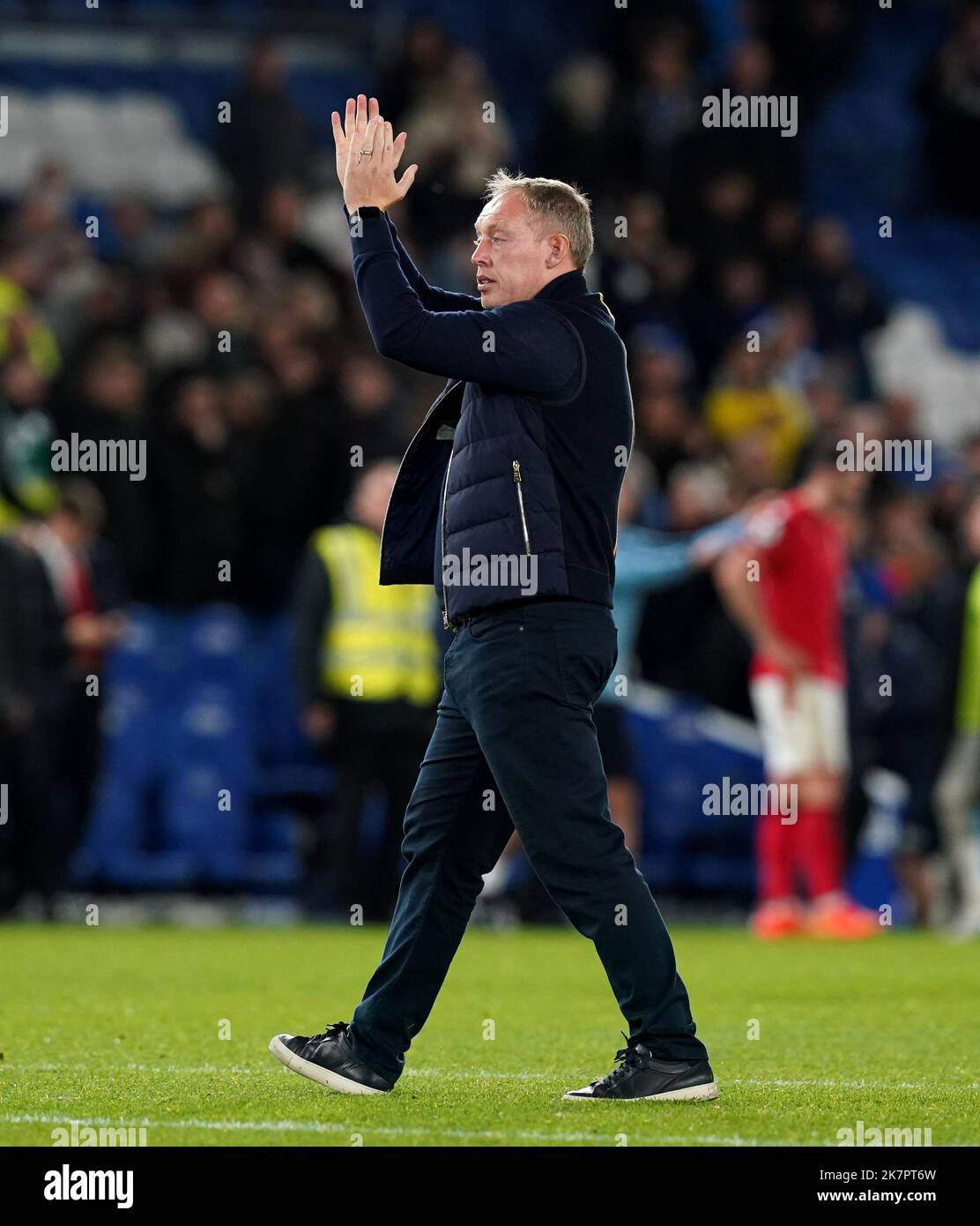 Nottingham Forest manager Steve Cooper following the Premier League ...