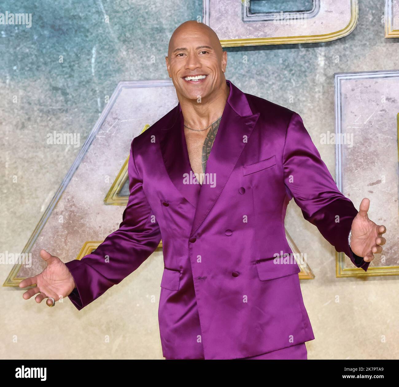 Dwayne Johnson Black Adam Uk Premiere Leicester Square London Uk 18 October 2022 Photo