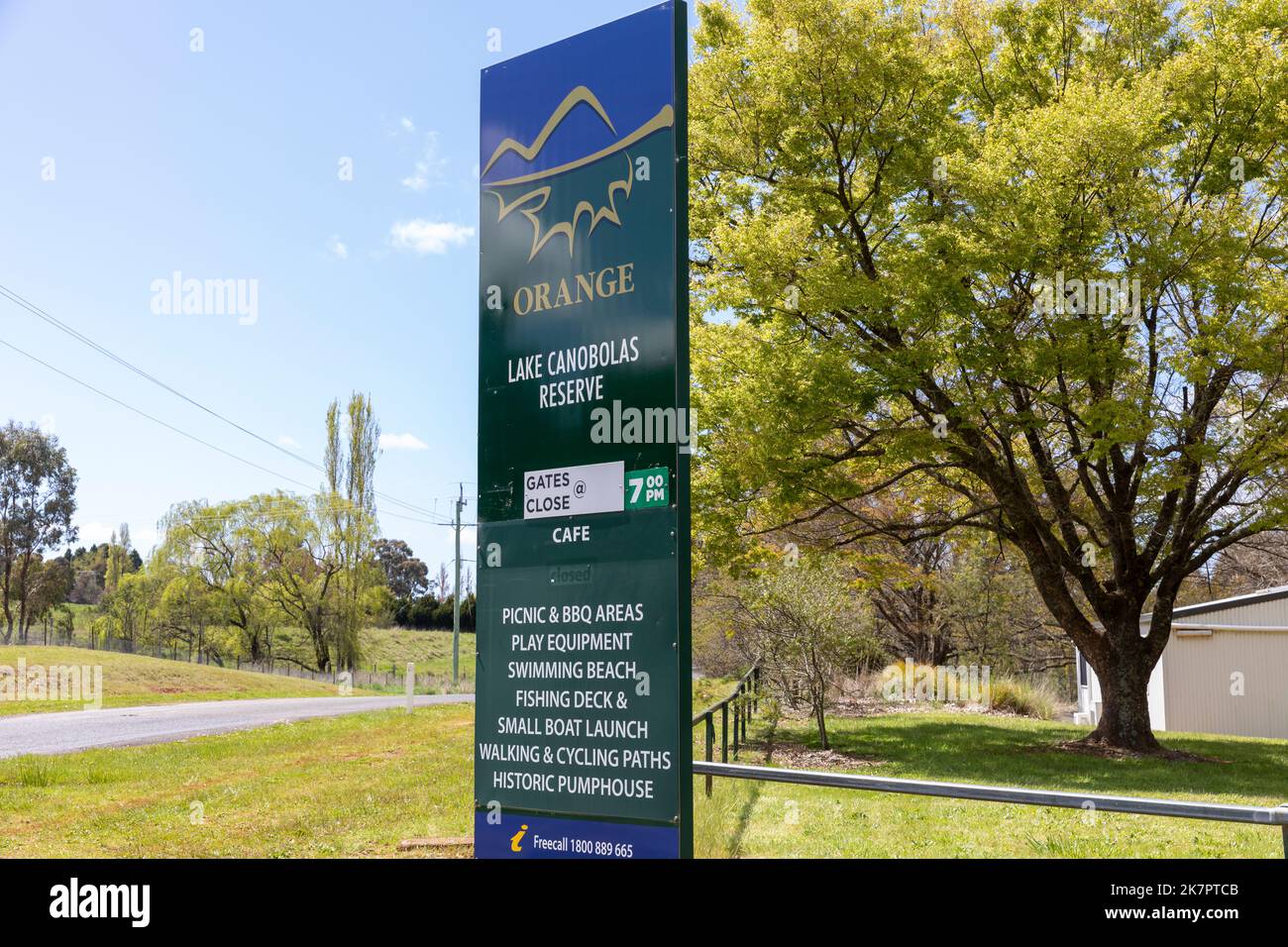 Lake Canobolas reserve and reservoir recreational area, Orange NSW ...