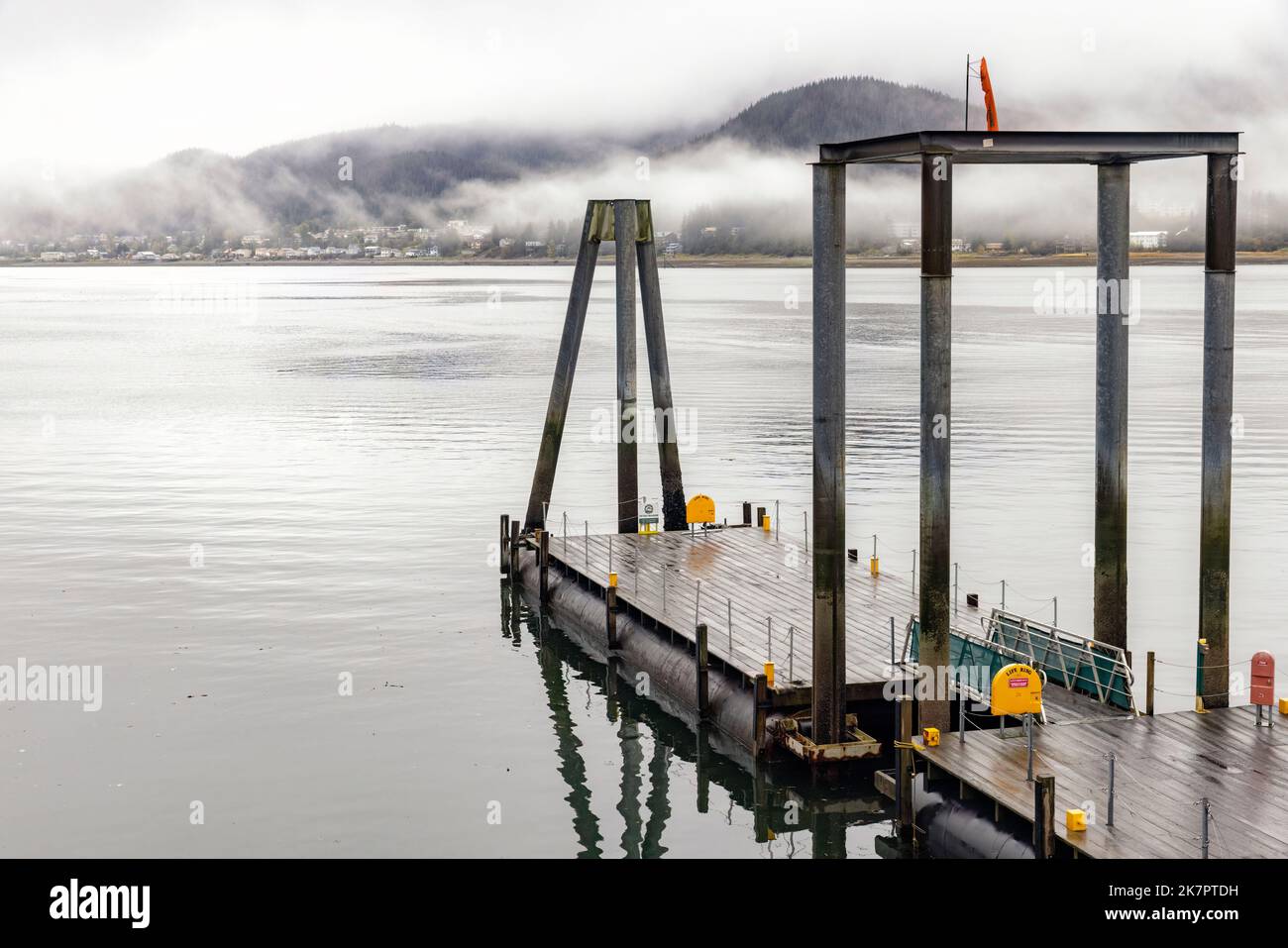 Waterfront in downtown Juneau, Alaska, USA Stock Photo - Alamy