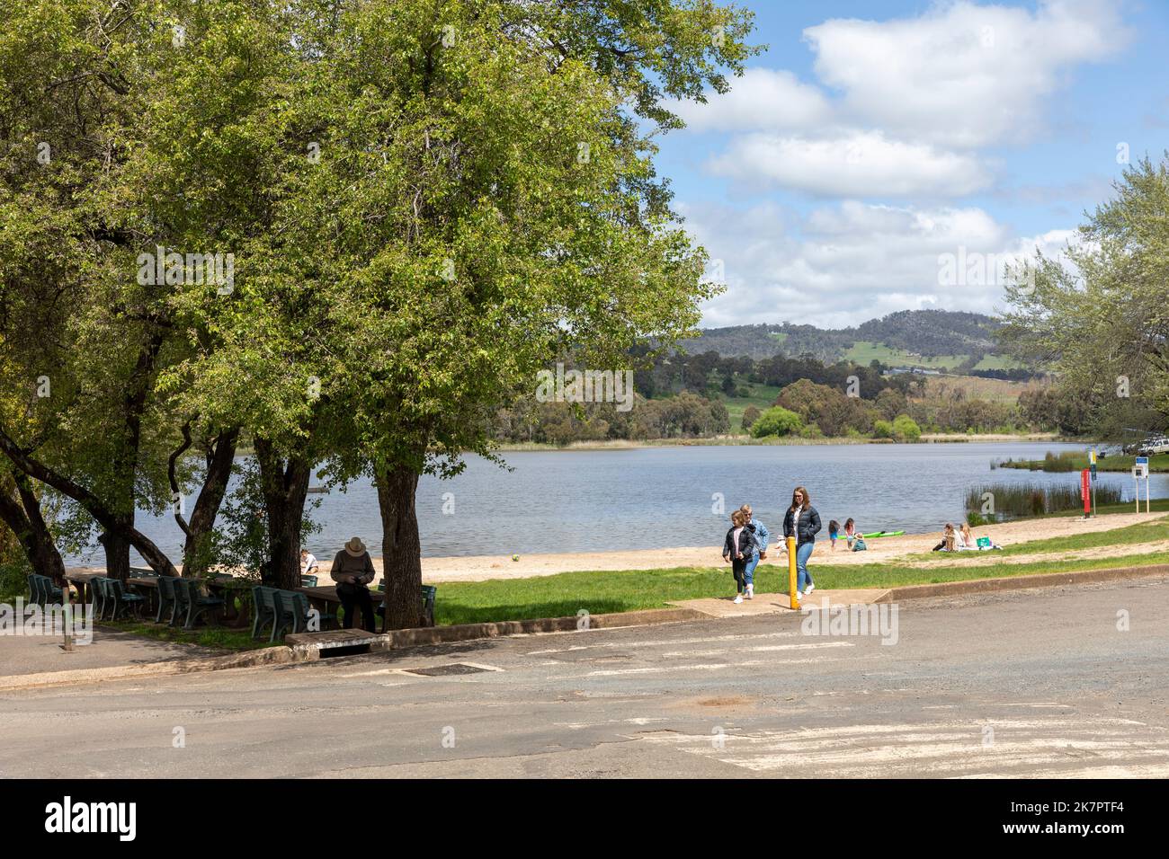 Lake Canobolas reserve and reservoir recreational area, Orange NSW ...