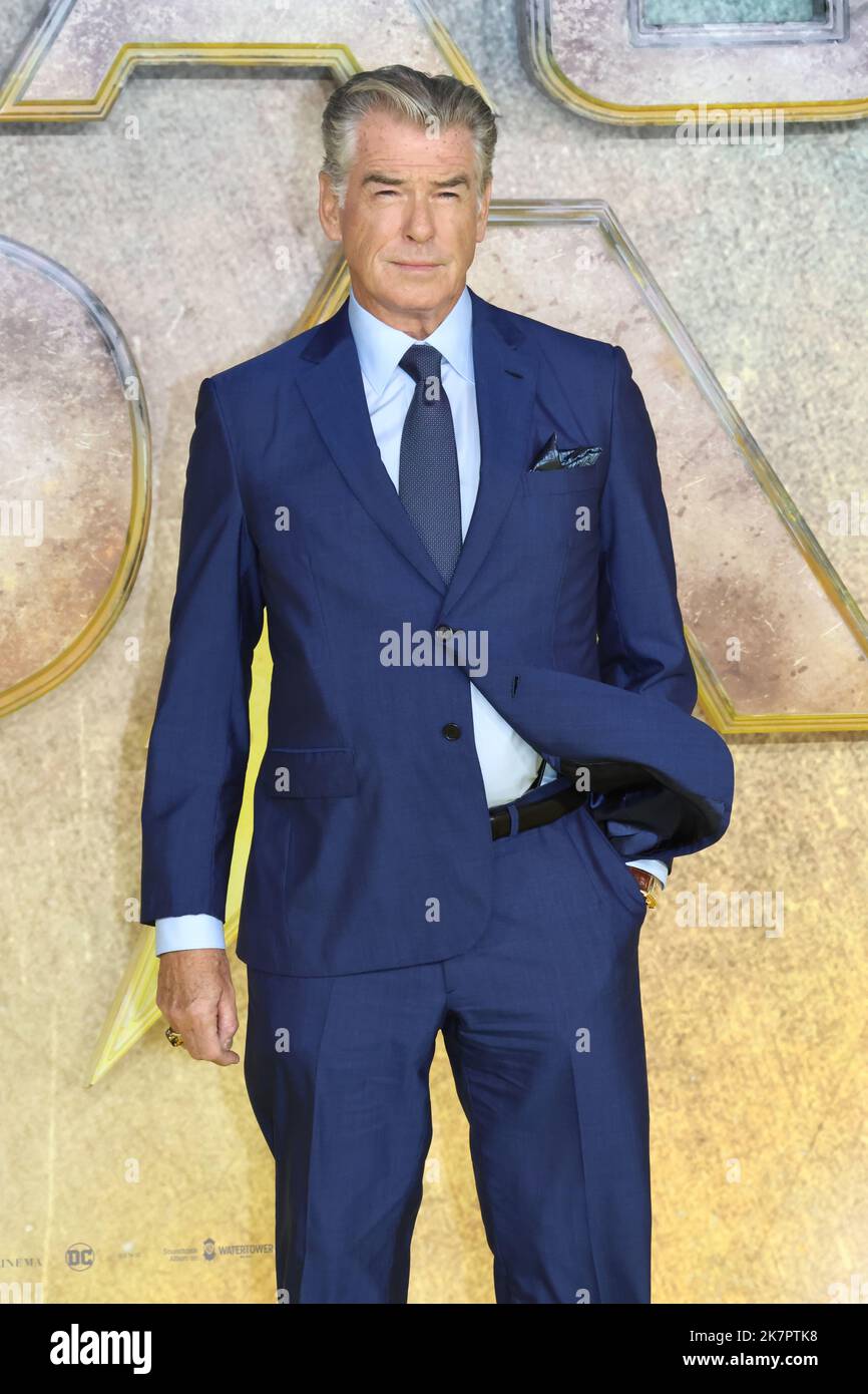 Pierce Brosnan, Black Adam - UK Premiere, Leicester Square, London, UK ...
