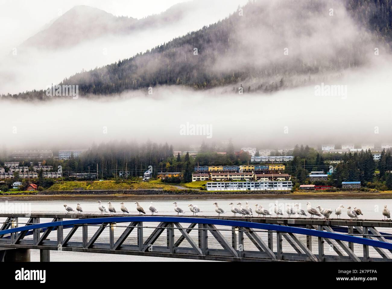 Waterfront in downtown Juneau, Alaska, USA Stock Photo - Alamy