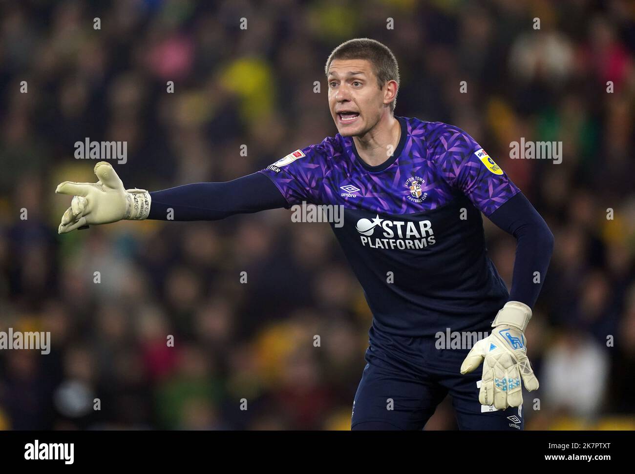 Luton Town goalkeeper Ethan Horvath during the Sky Bet Championship ...