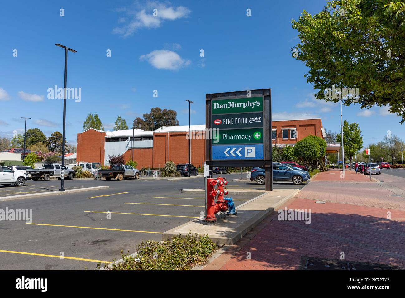 Dan Murphys liquor store, IGA food supermarket and chemist pharmacy at ...