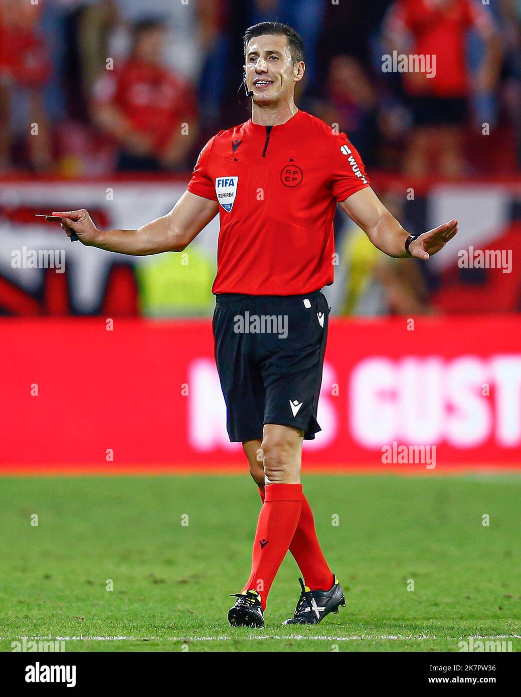 The referee Cesar Soto Grado during the La Liga match between Sevilla ...