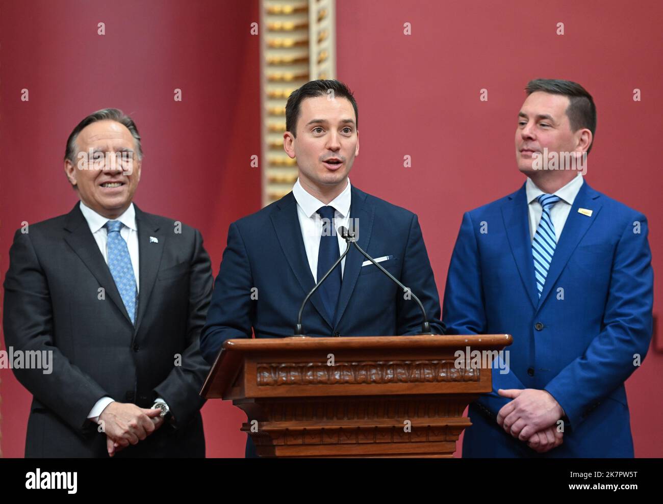 Coalition Avenir Quebec MNA Simon Jolin-Barrette swears allegiance to ...