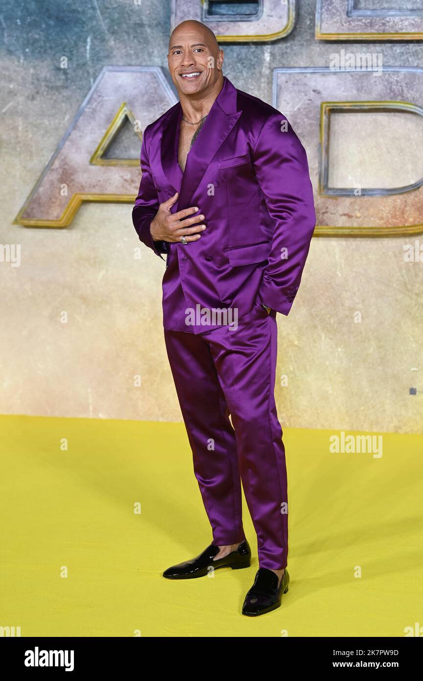 London, UK. 18th Oct, 2022. October 18th, 2022. London, UK. Dwayne ...