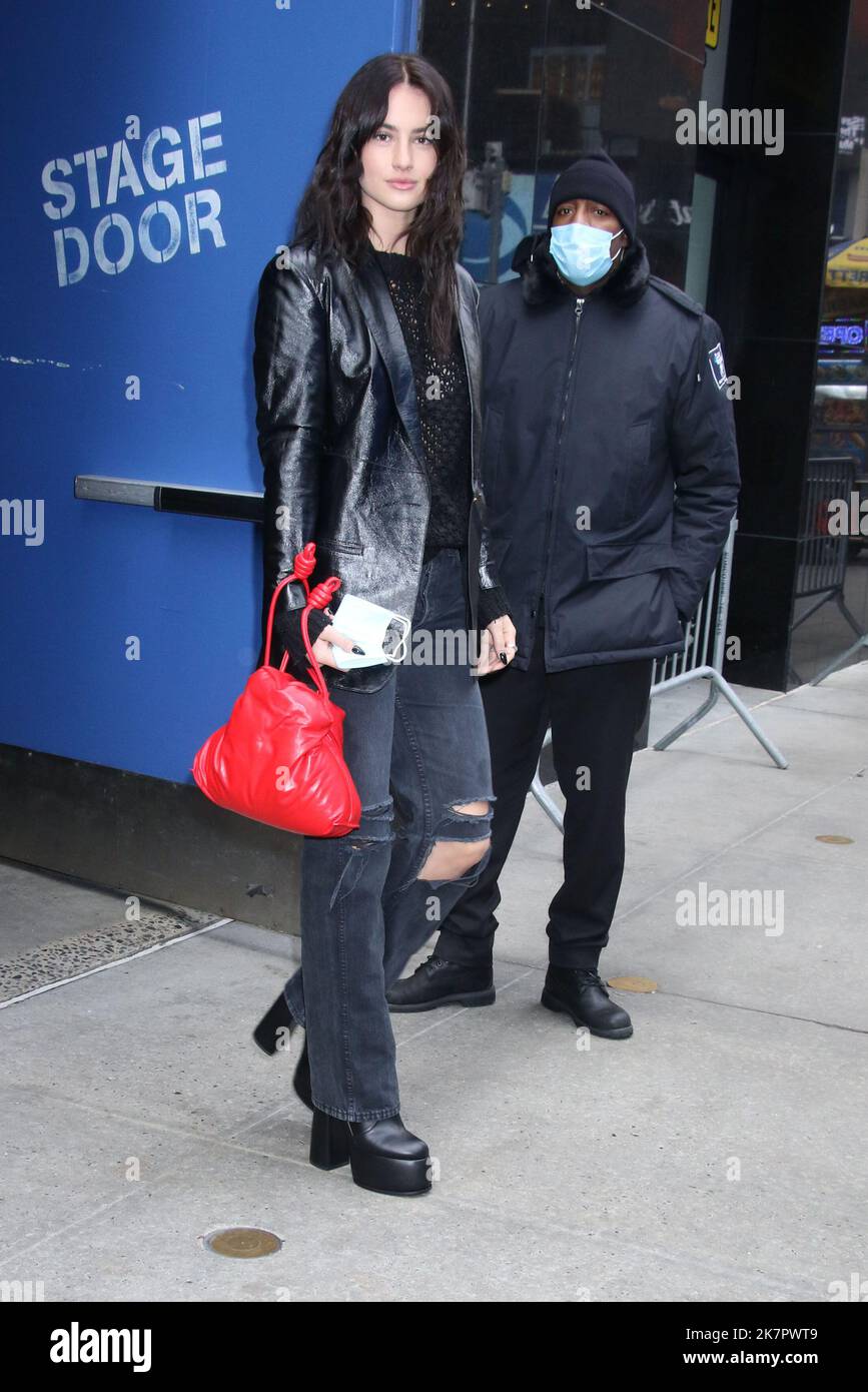 Celebrities At Good Morning America -PICTURED: Grace Van Patten ...