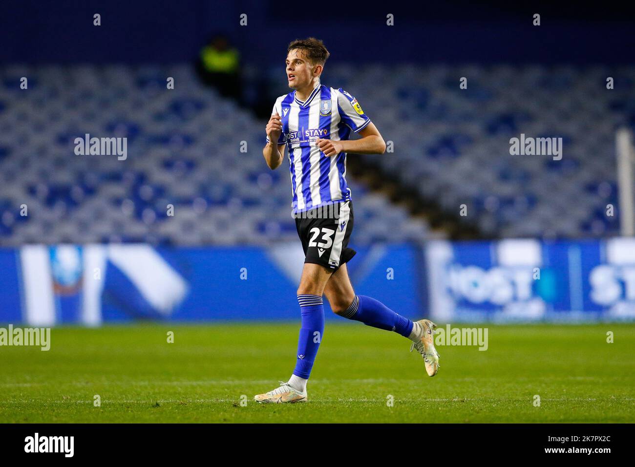 Jay Glover #23 of Sheffield Wednesday during the Papa John's Trophy ...
