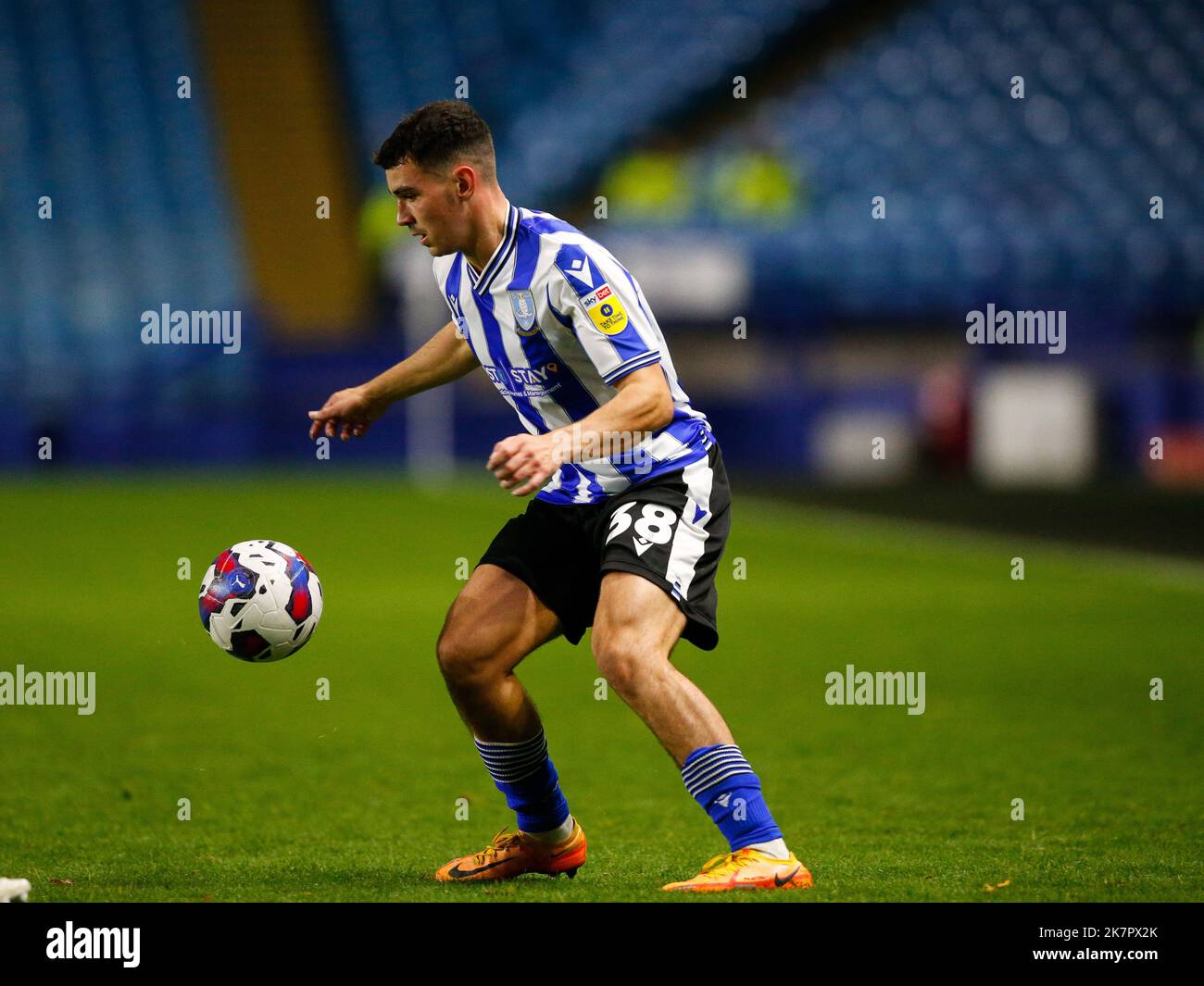 Will Trueman #38 of Sheffield Wednesday during the Papa John's Trophy ...
