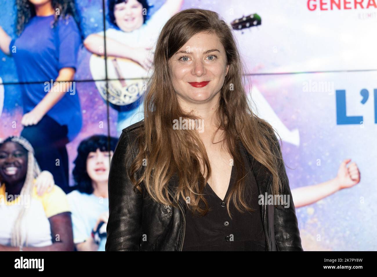 Sarah Suco attends the L ecole est a nous Premiere at UGC Les Halles ...