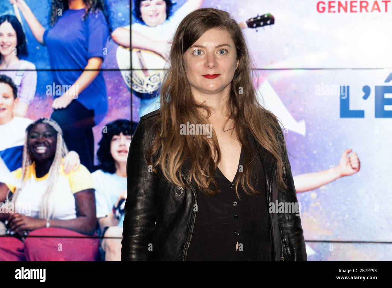 Sarah Suco attends the L ecole est a nous Premiere at UGC Les Halles ...