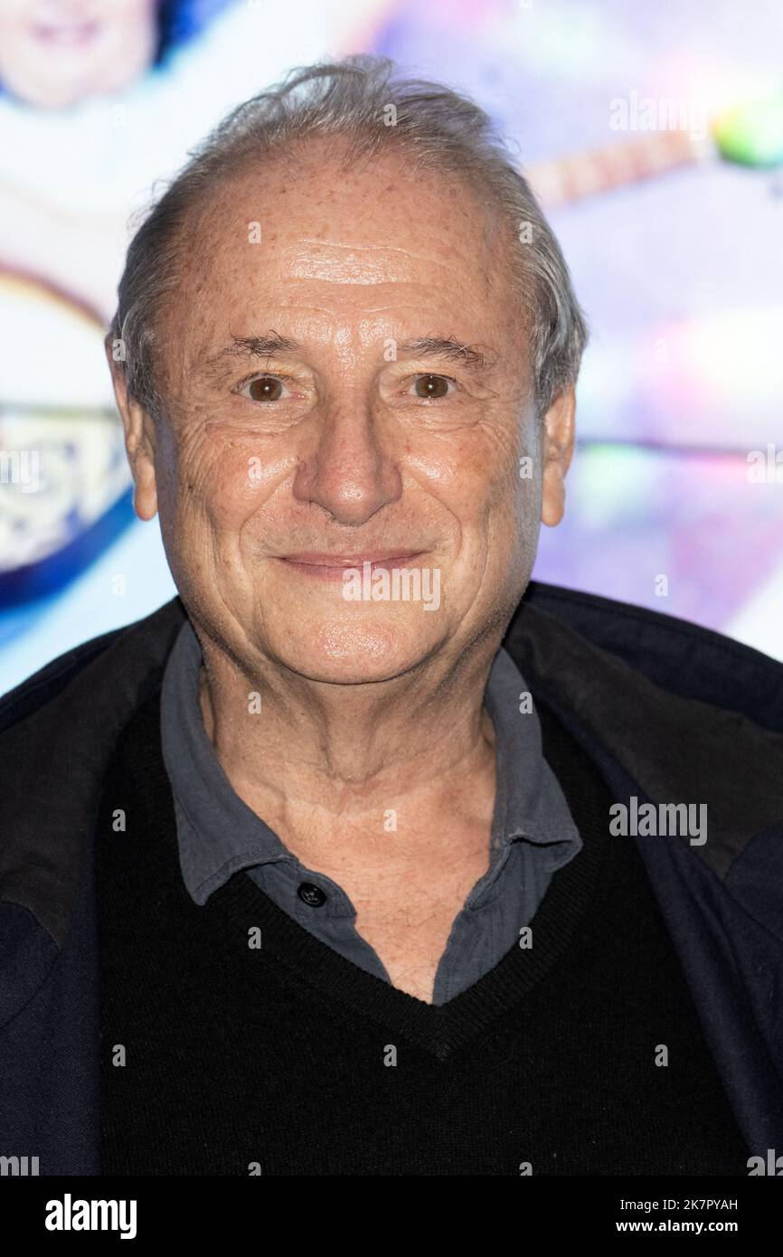 Patrick Braoude attends the L ecole est a nous Premiere at UGC Les ...