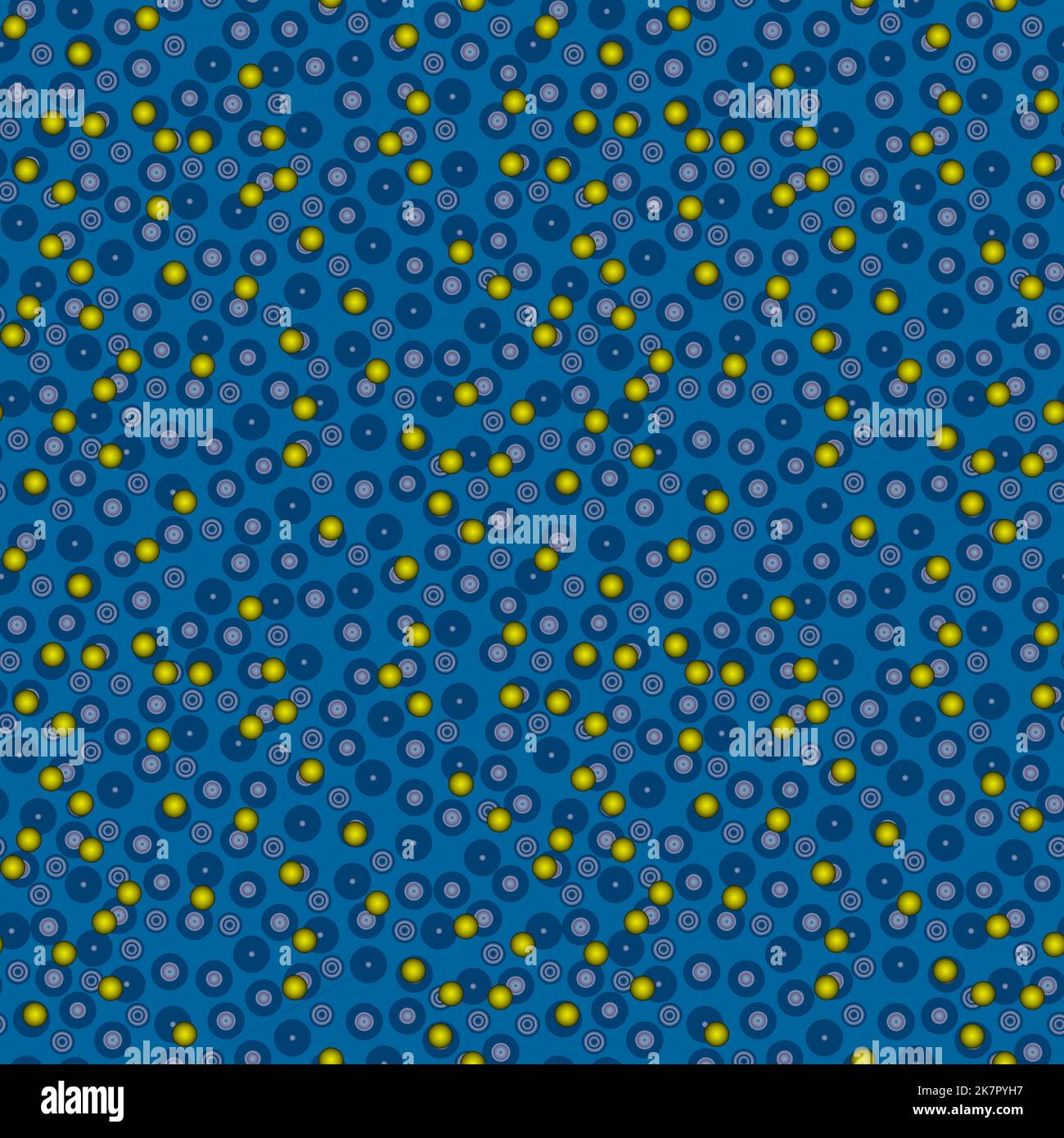 Abstract seamless pattern with colorful voluminous different balls on ...