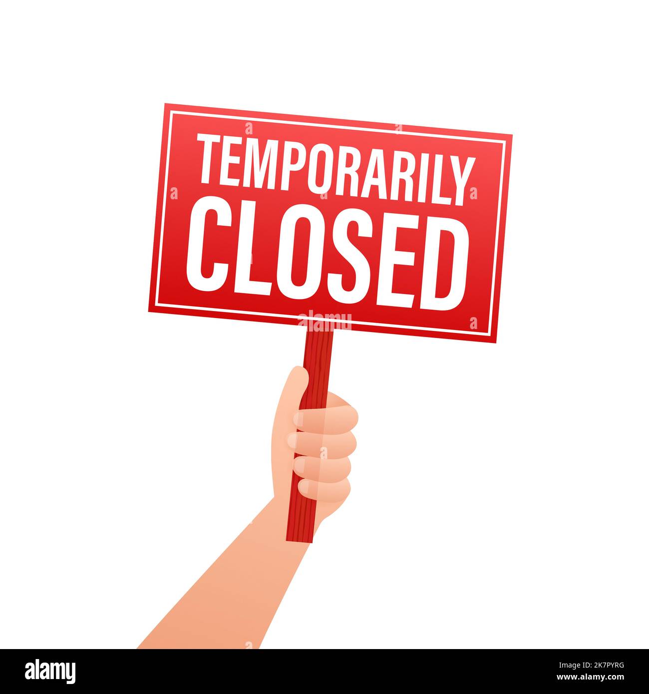 Temporarily closed, great design for any purposes. China coronavirus ...