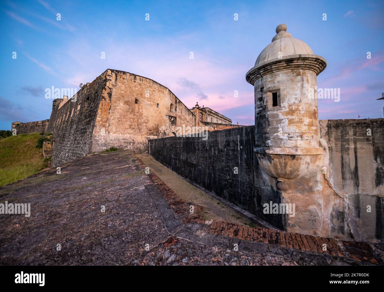 Turret at Castillo San Cristobal, San Juan National Historic Site ...