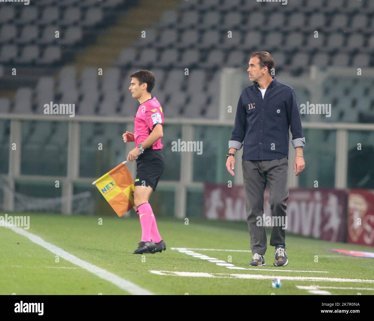 Coach Edoardo Gorini of As Cittadella during the Coppa Italia, football ...