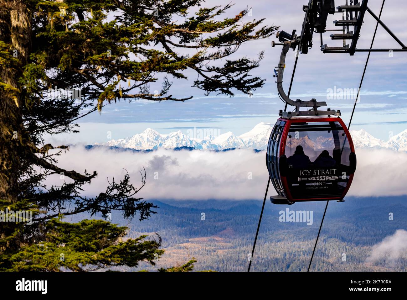 Breathtaking views from gondola at Icy Strait Point, Hoonah, Alaska ...