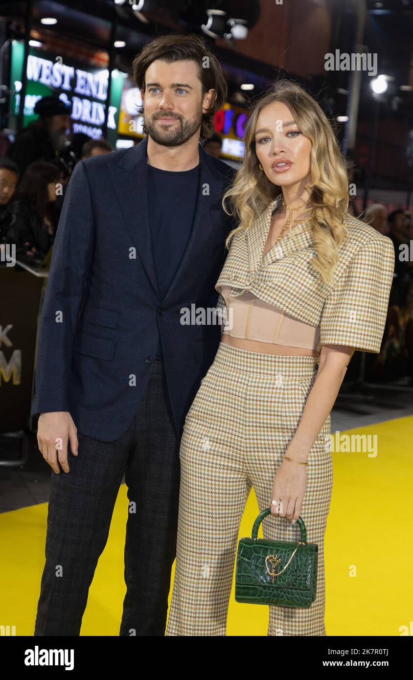 Jack Whitehall and Roxy Horner attending the UK premiere of Black Adam ...