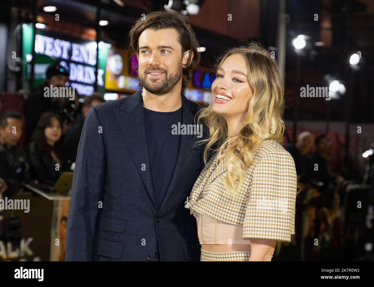 Jack Whitehall and Roxy Horner attending the UK premiere of Black Adam ...