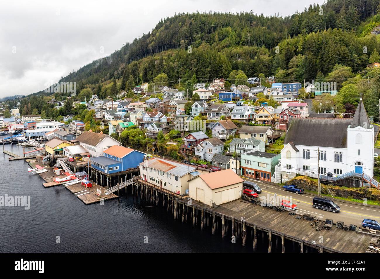 Ketchikan city harbor hi-res stock photography and images - Alamy