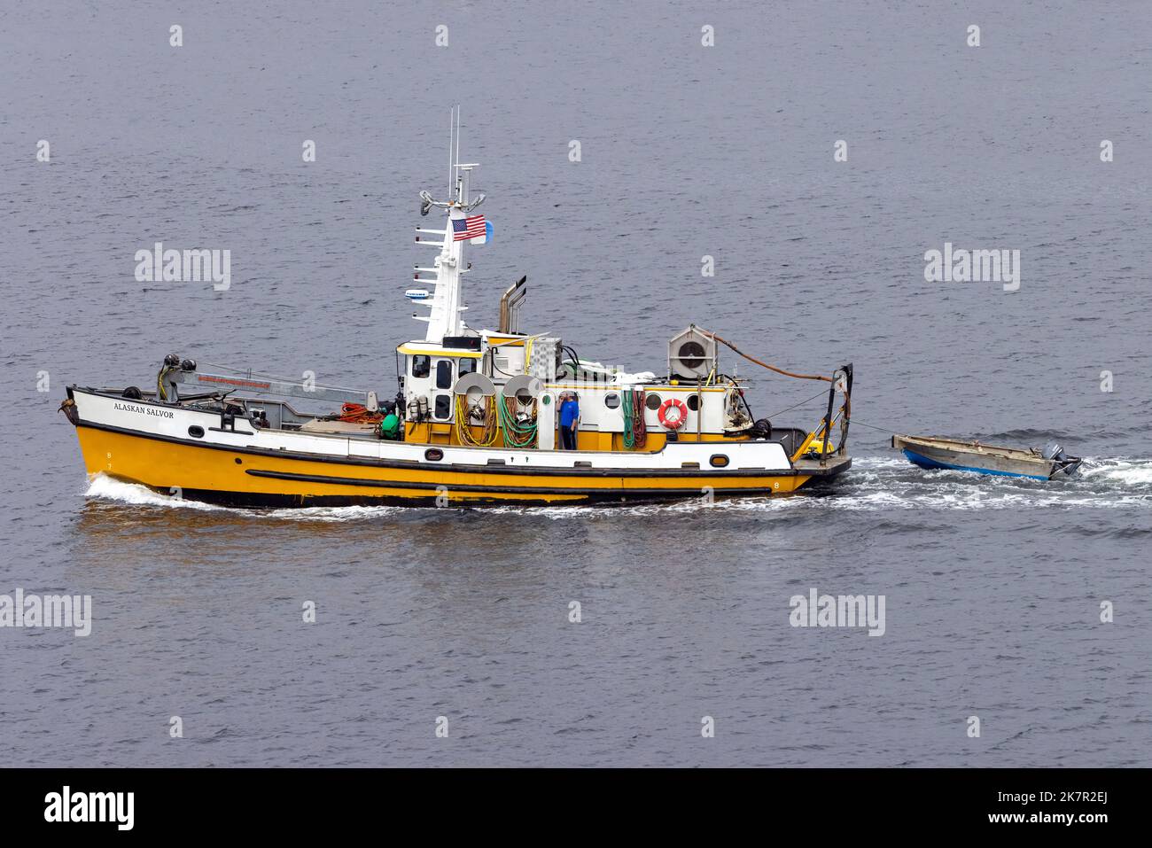 "Alaskan Salvor" dive and salvage vessel - Ketchikan, Alaska, USA Stock ...