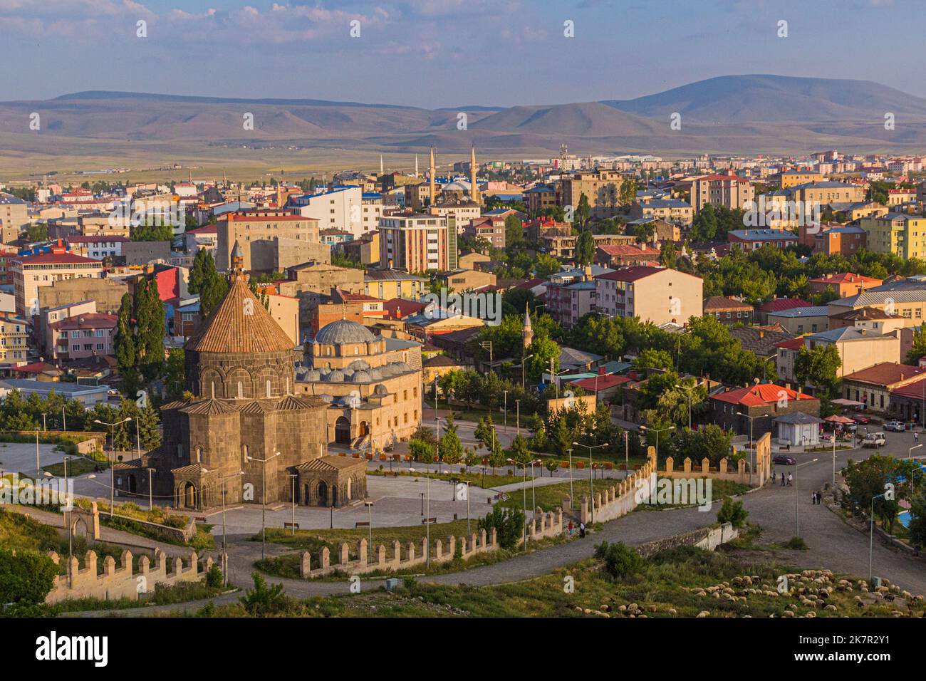 Aerial view of Kars, Turkey Stock Photo - Alamy
