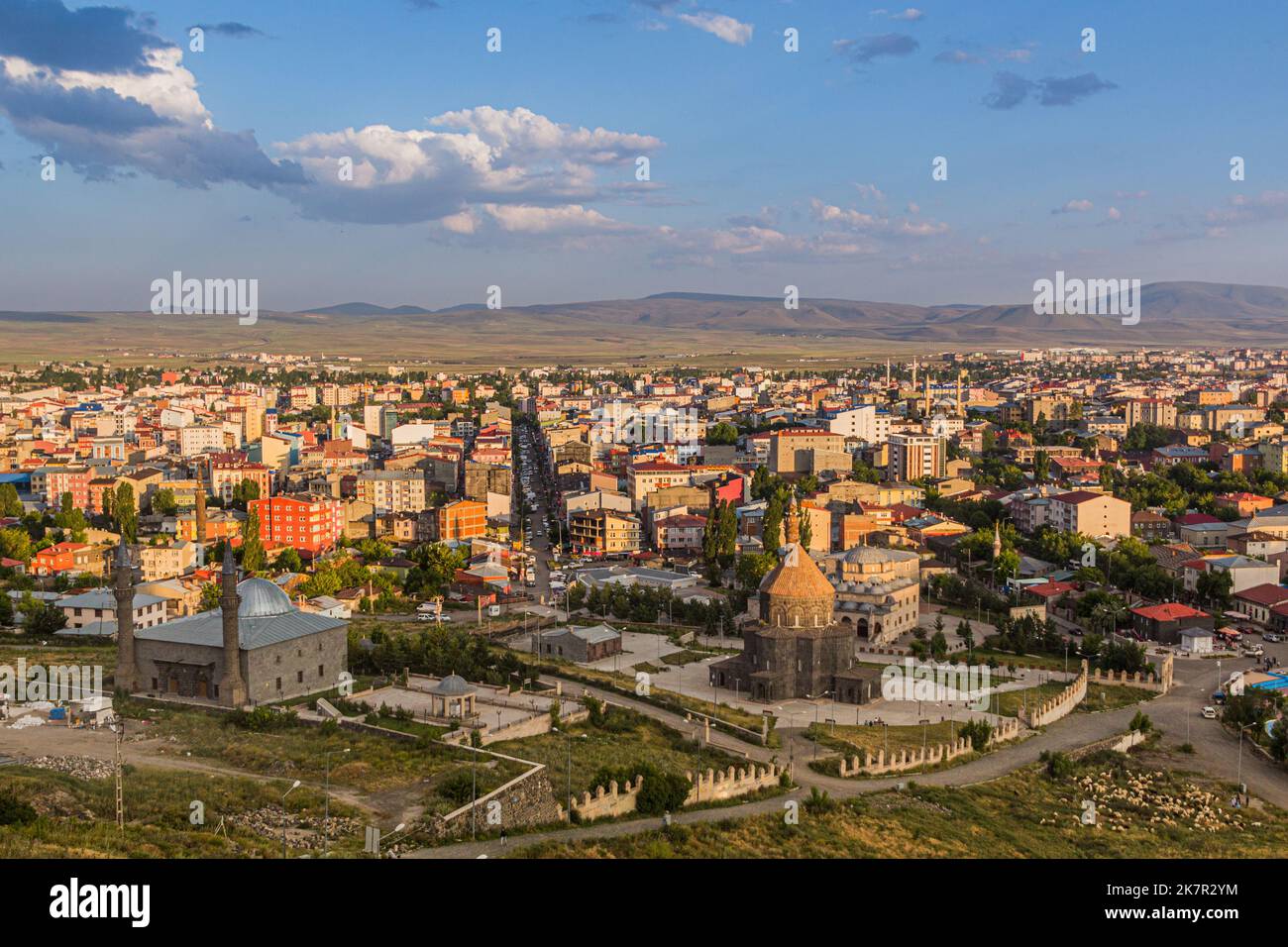 Aerial view of Kars, Turkey Stock Photo - Alamy