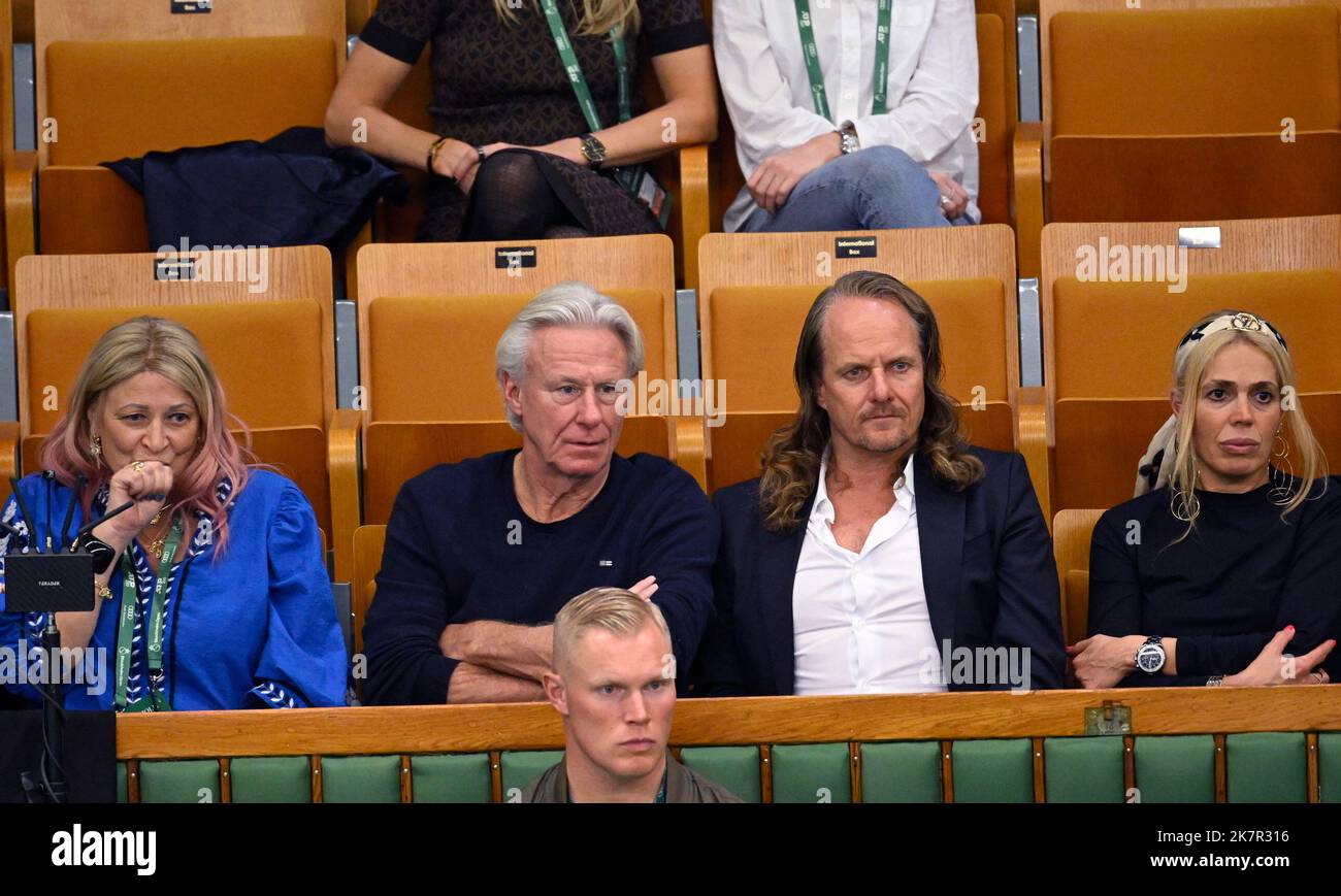 Patricia Borg and former Swedish tennis player Bjorn Borg (left) in the ...