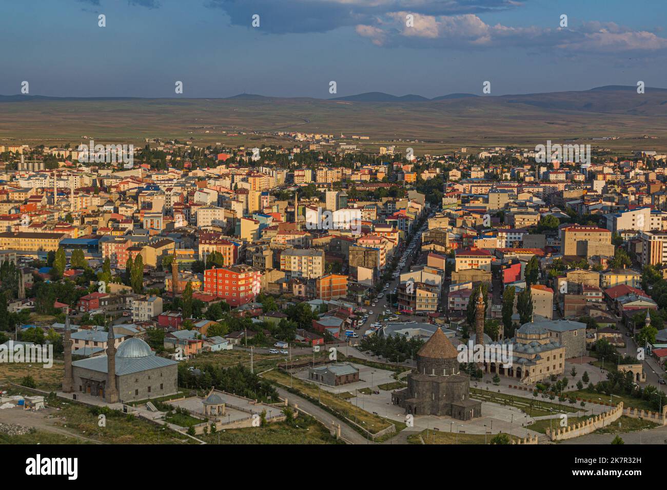Aerial view of Kars, Turkey Stock Photo - Alamy