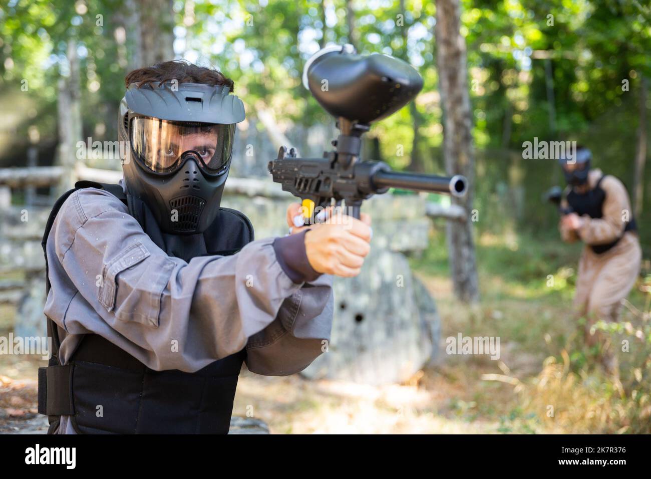 Woman hit with paint hi-res stock photography and images - Alamy