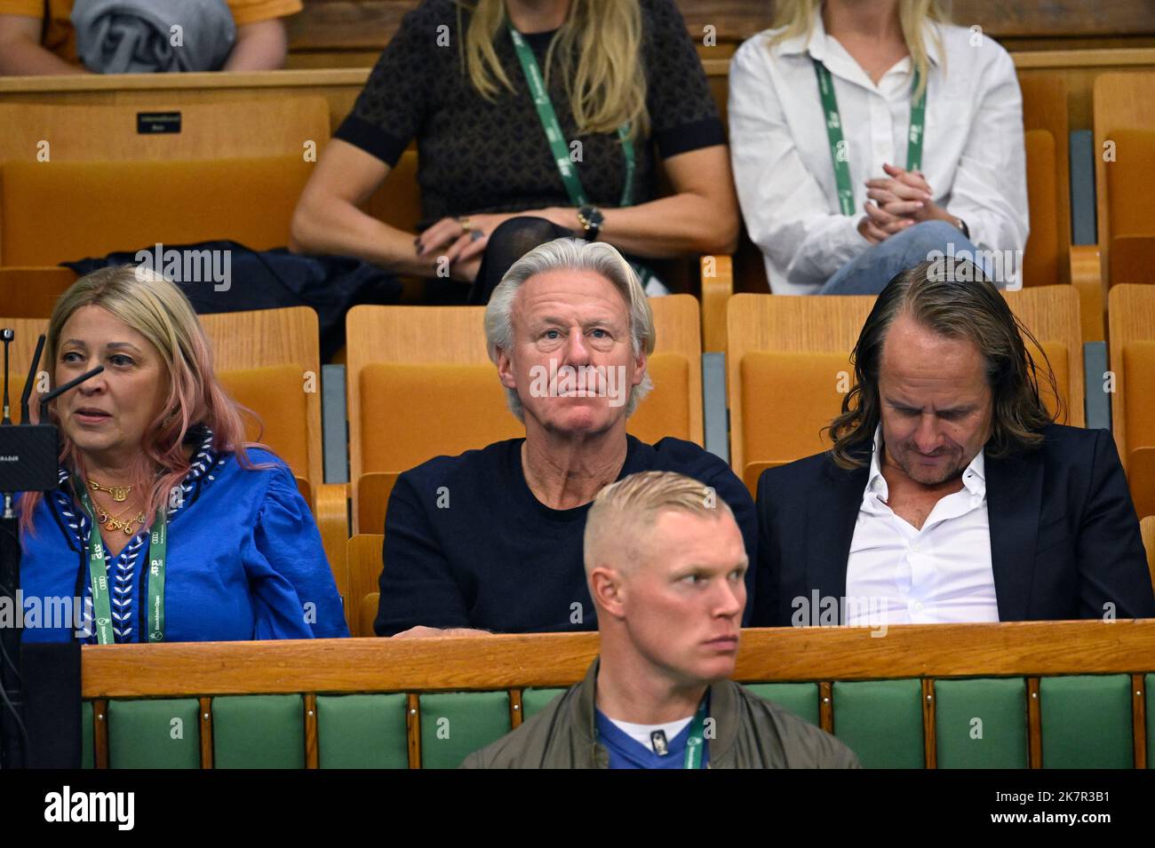 Patricia Borg and former Swedish tennis player Bjorn Borg (left) in the ...