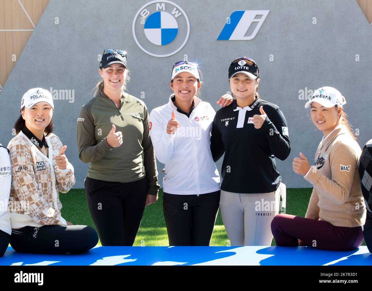 18 October 2022 - Wonju, South Korea : (L to R) Choi Na-Yeon of South ...