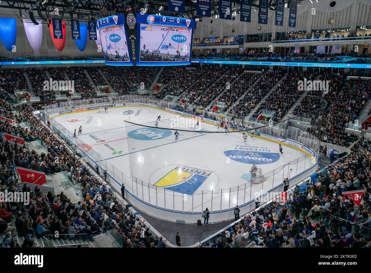October 18, 2022, Zurich, Swiss Life Arena, NL: ZSC Lions - Fribourg ...