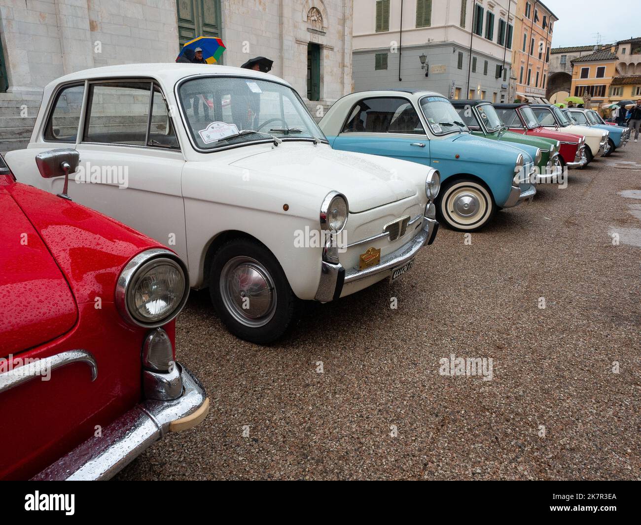Pietrasanta rally of historic cars Autobianchi Bianchina , minicar ...