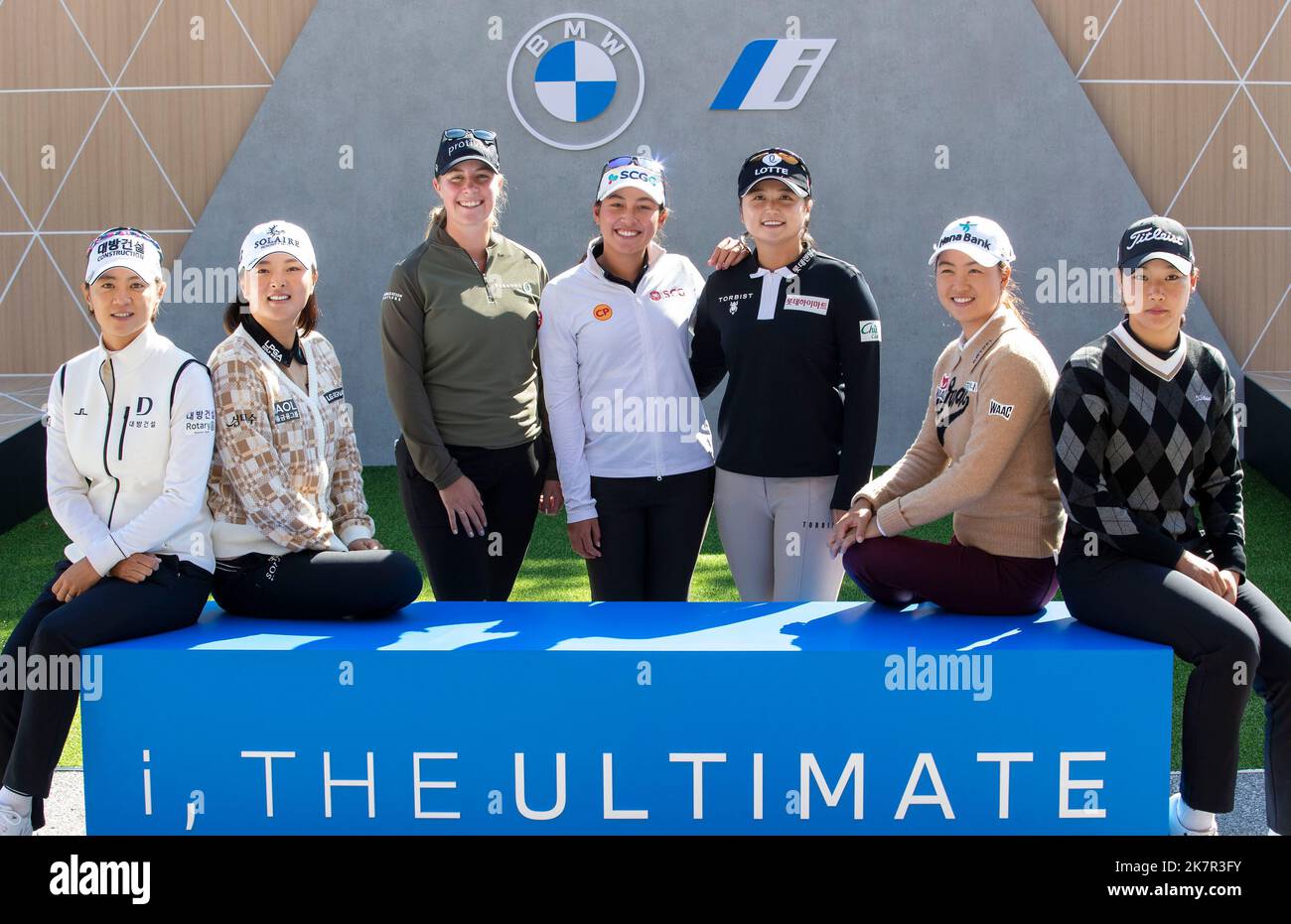 18 October 2022 - Wonju, South Korea : (L to R) Choi Na-Yeon of South ...