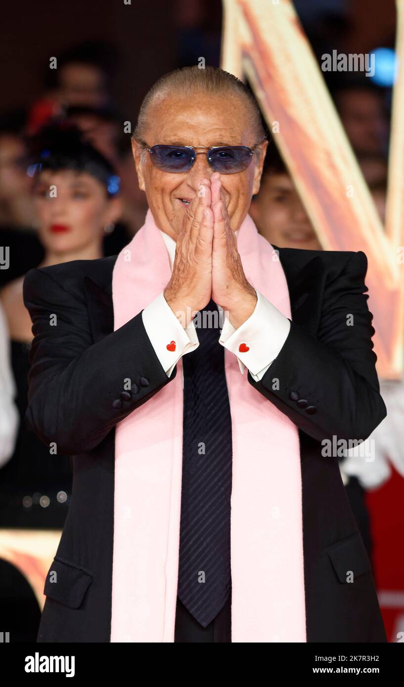 Tony Renis attends the red carpet for "L'Ombra Di Caravaggio" during ...