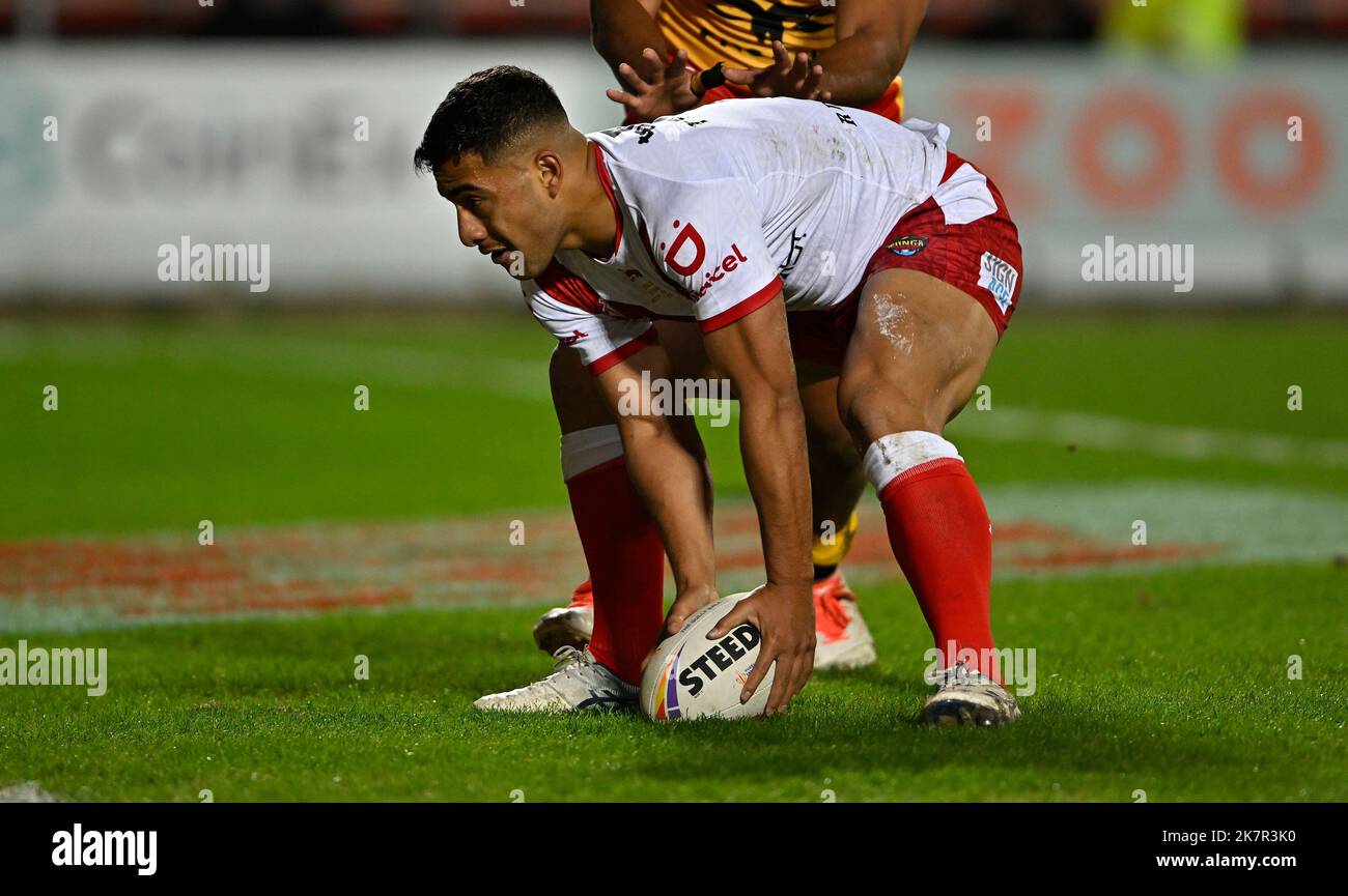 St Helens, United Kingdom. 18th Oct, 2022. Rugby league world cup 2021 ...