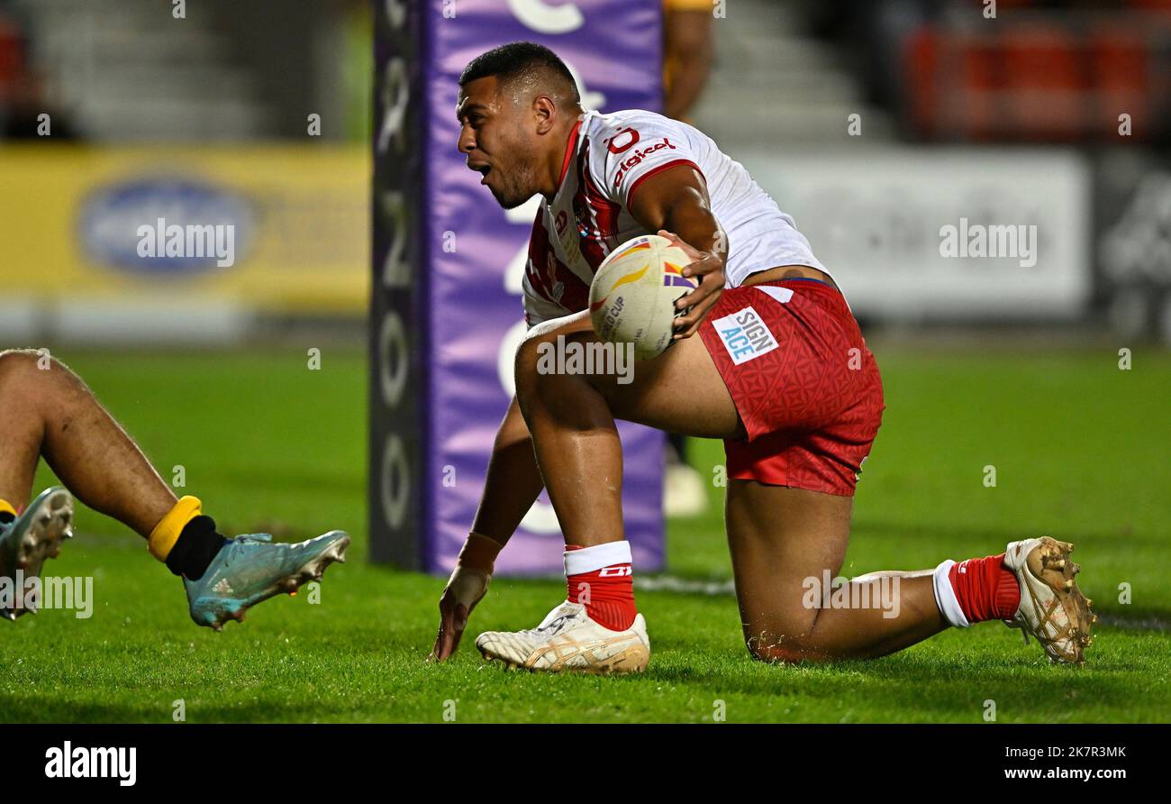 St Helens, United Kingdom. 18th Oct, 2022. Rugby league world cup 2021 ...