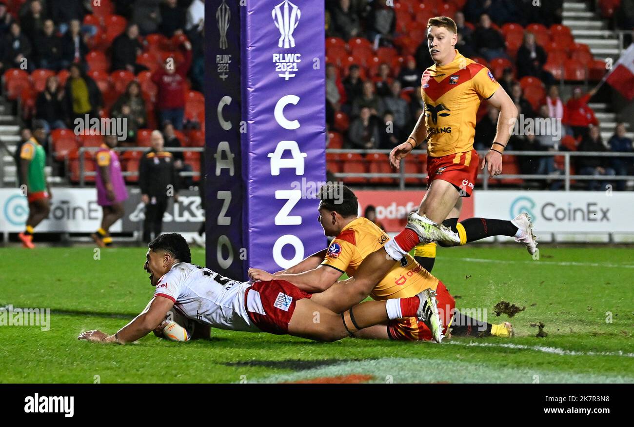 St Helens, United Kingdom. 18th Oct, 2022. Rugby league world cup 2021 ...