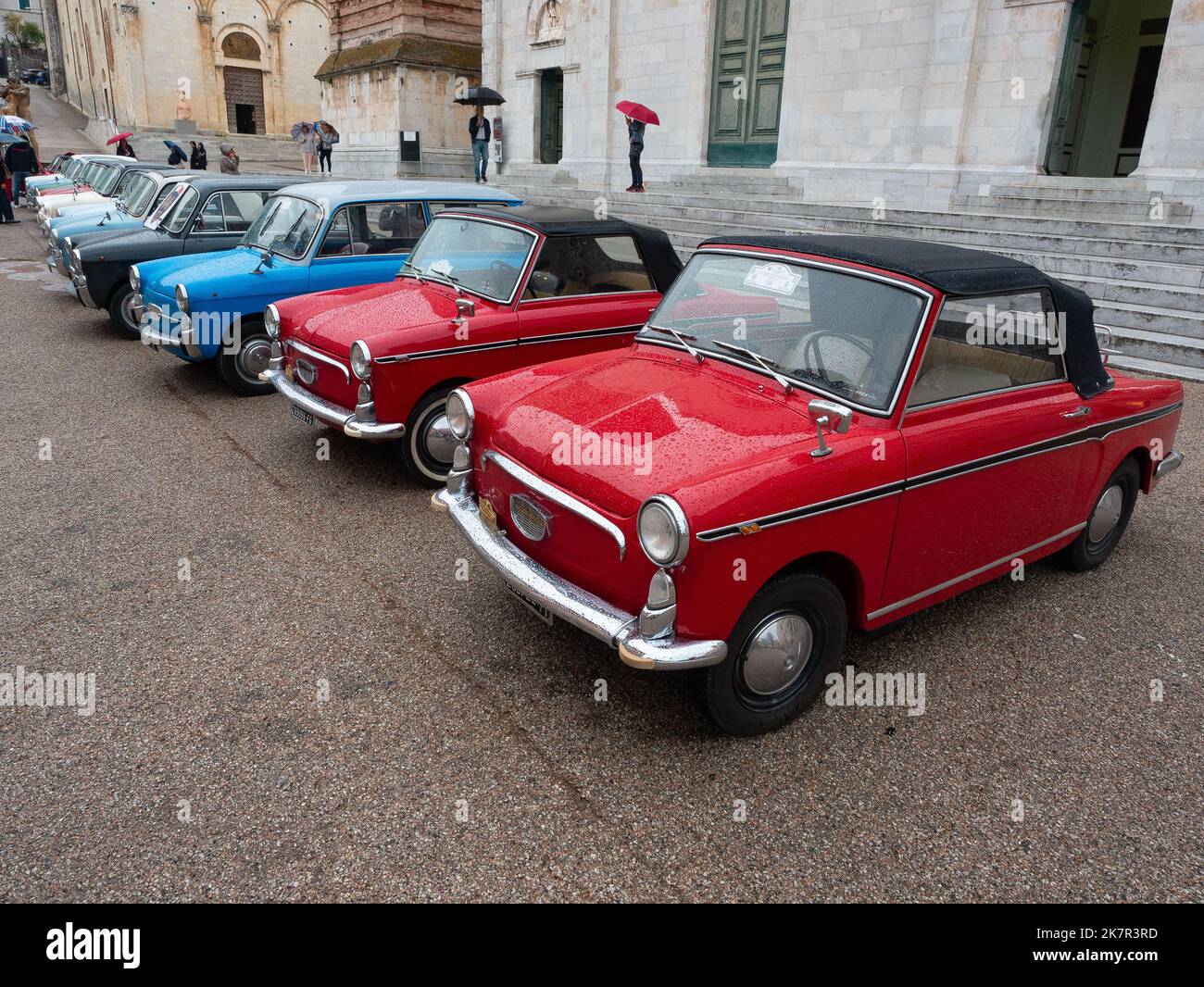 Pietrasanta rally of historic cars Autobianchi Bianchina , minicar ...